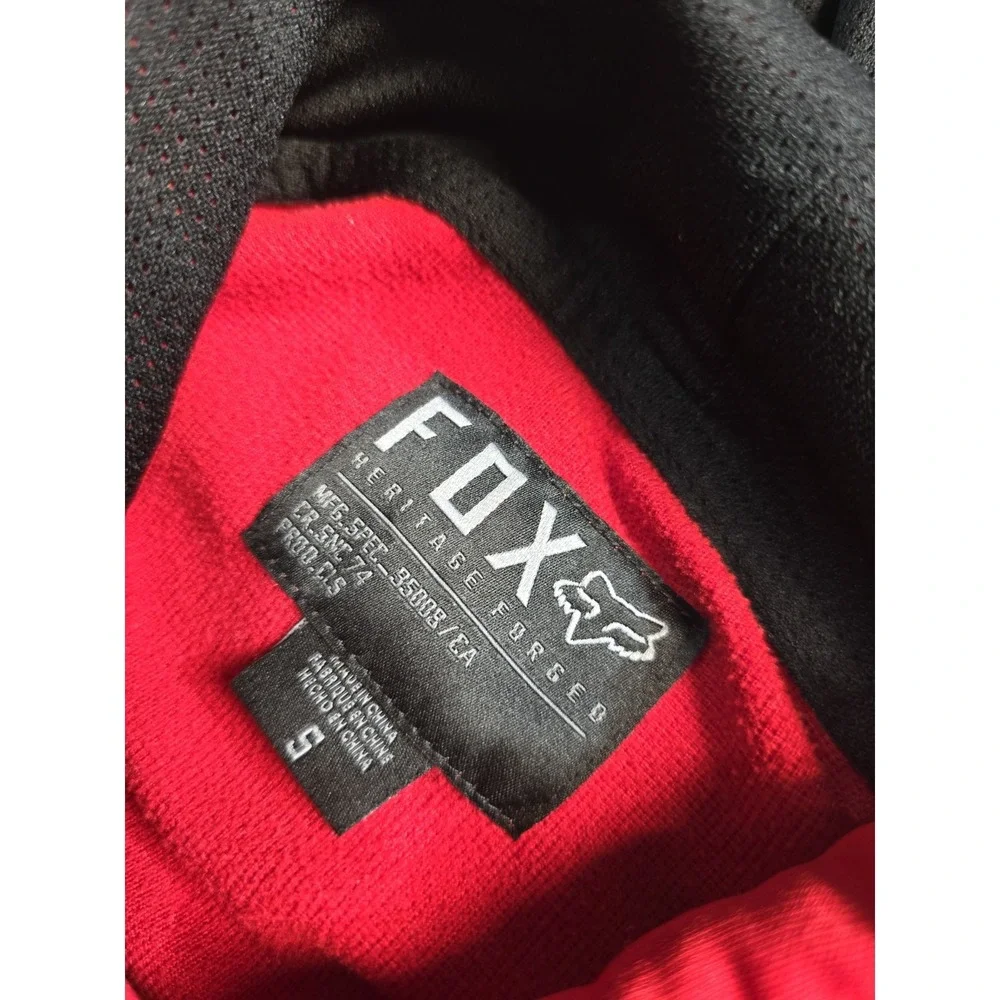 Fox | Shirts | Fox Heritage Forced Mens Hoodie Small Red Logo | Poshmark